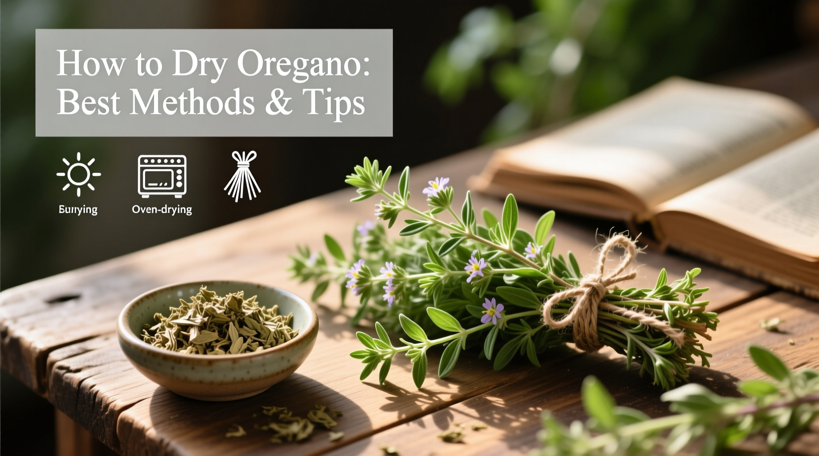 How to Dry Oregano: Best Methods & Tips