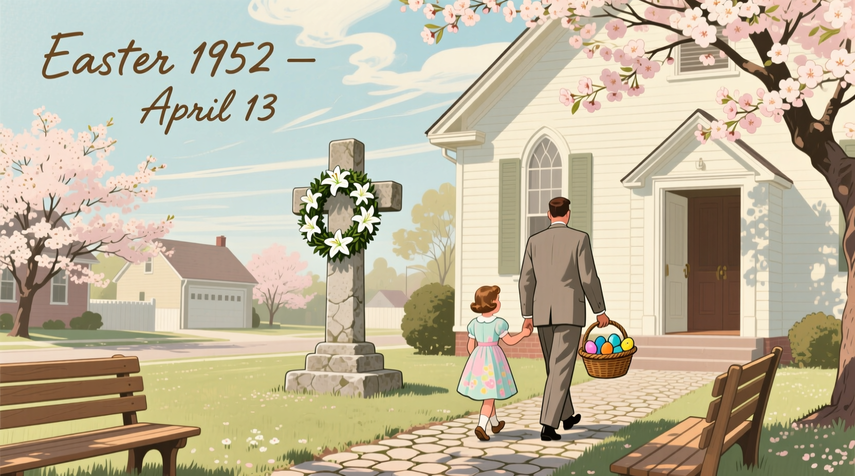 Easter in 1952 Was on Sunday, April 13