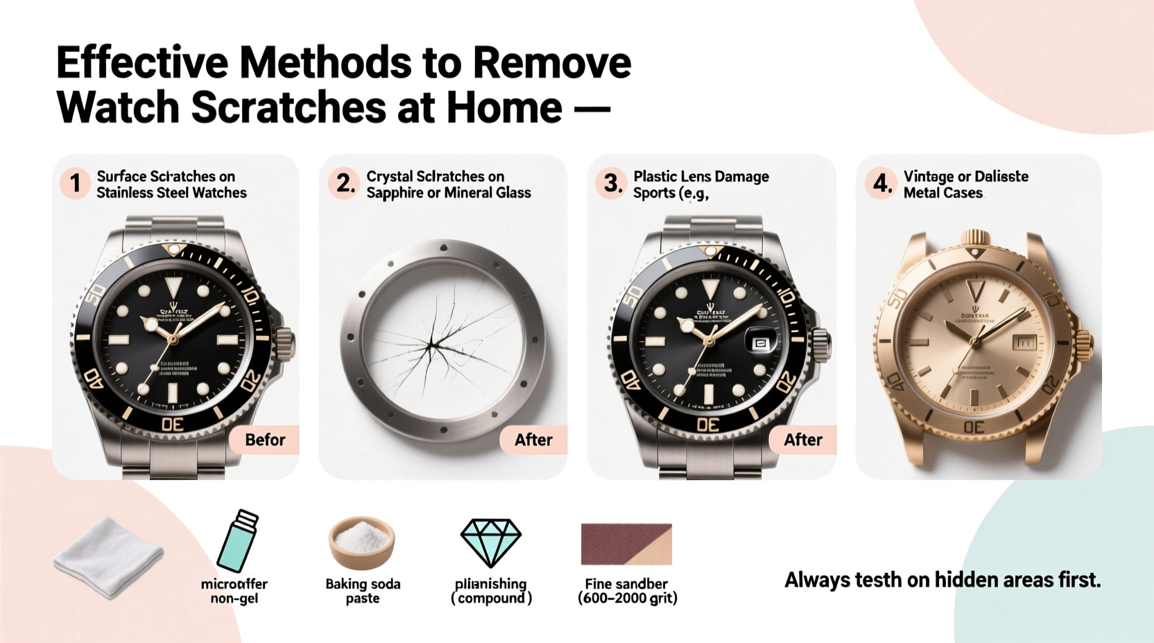 Effective Methods To Remove Watch Scratches At Home A Practical Guide ...