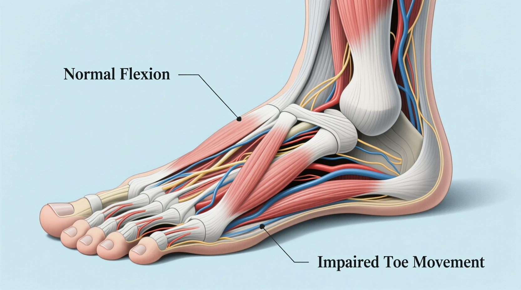 Why Cant I Bend My Toes Causes Symptoms Treatment