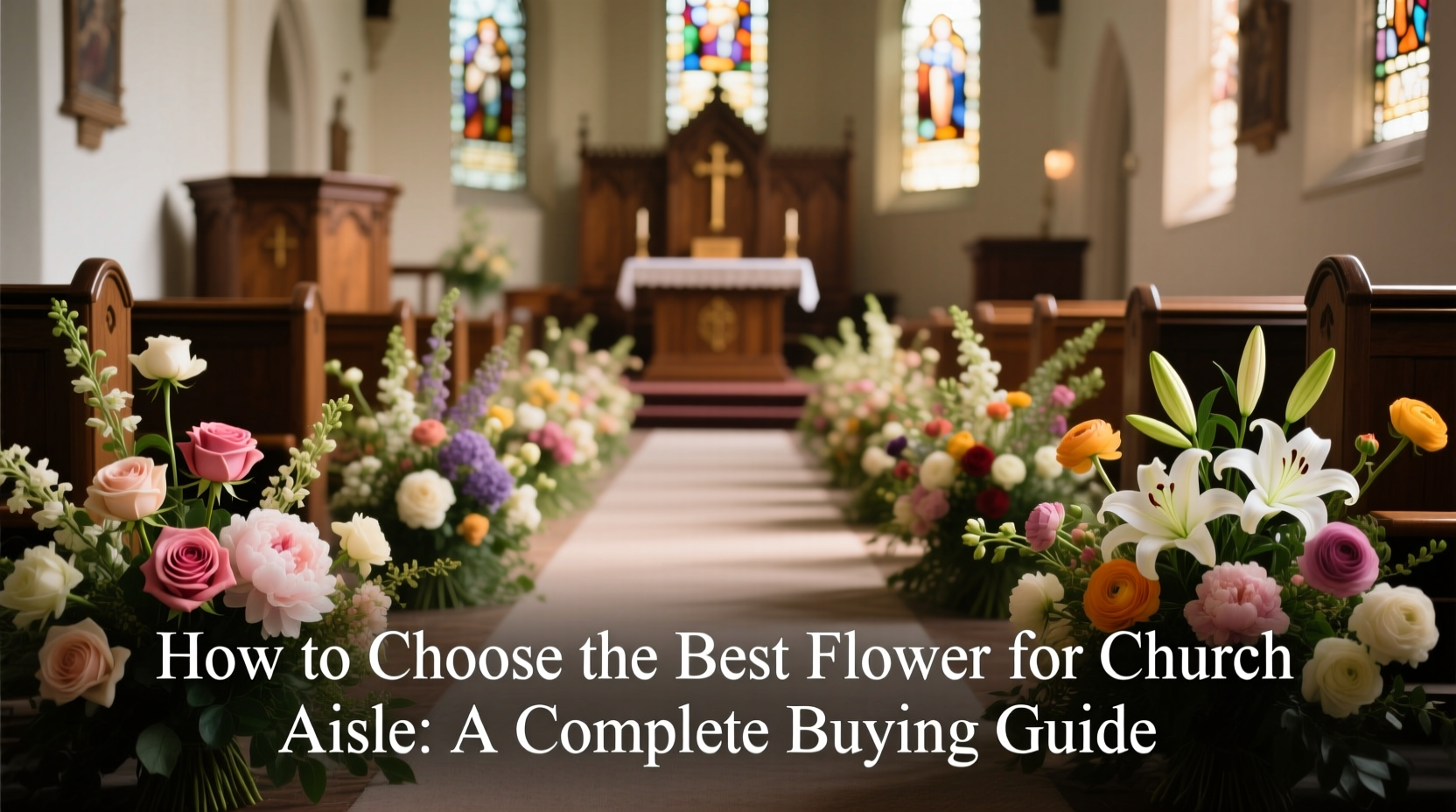 How to Choose the Best Flowers for Church Aisle Decorations