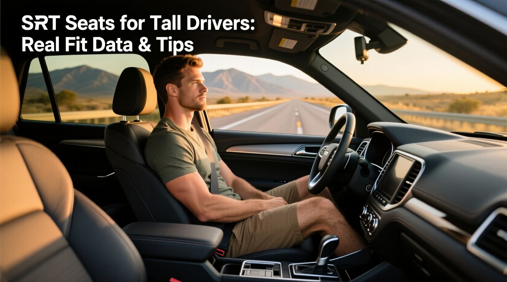 SRT Seats for Tall Drivers on Road Trips: Real Fit Data & Tips