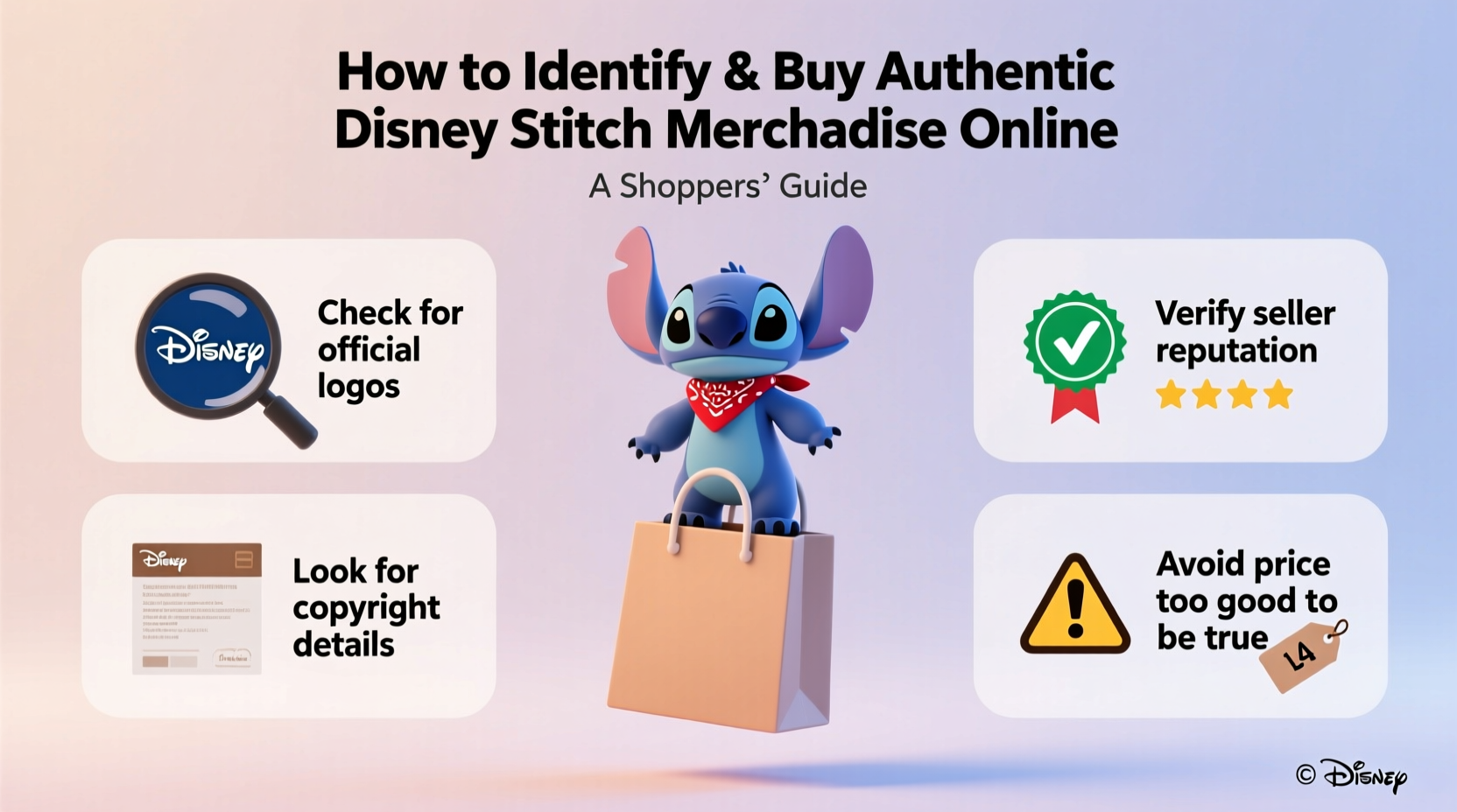 How To Identify And Buy Authentic Disney Stitch Merchandise Online A ...