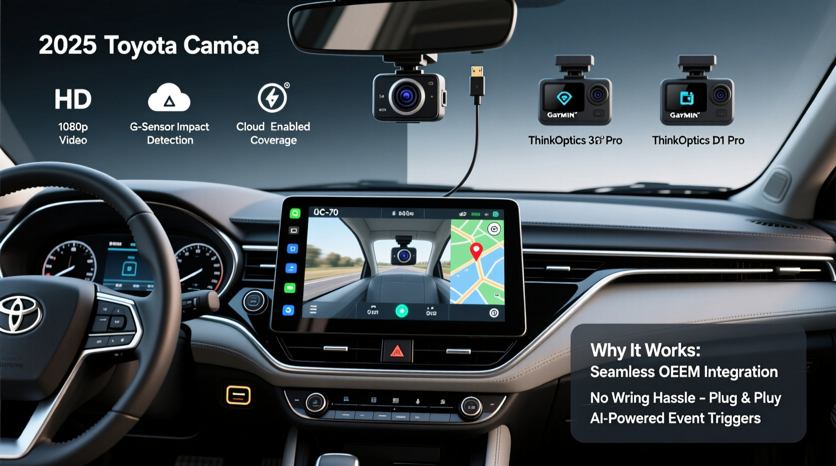 2025 Toyota Camry Dashcam Compatibility: What Works & Why