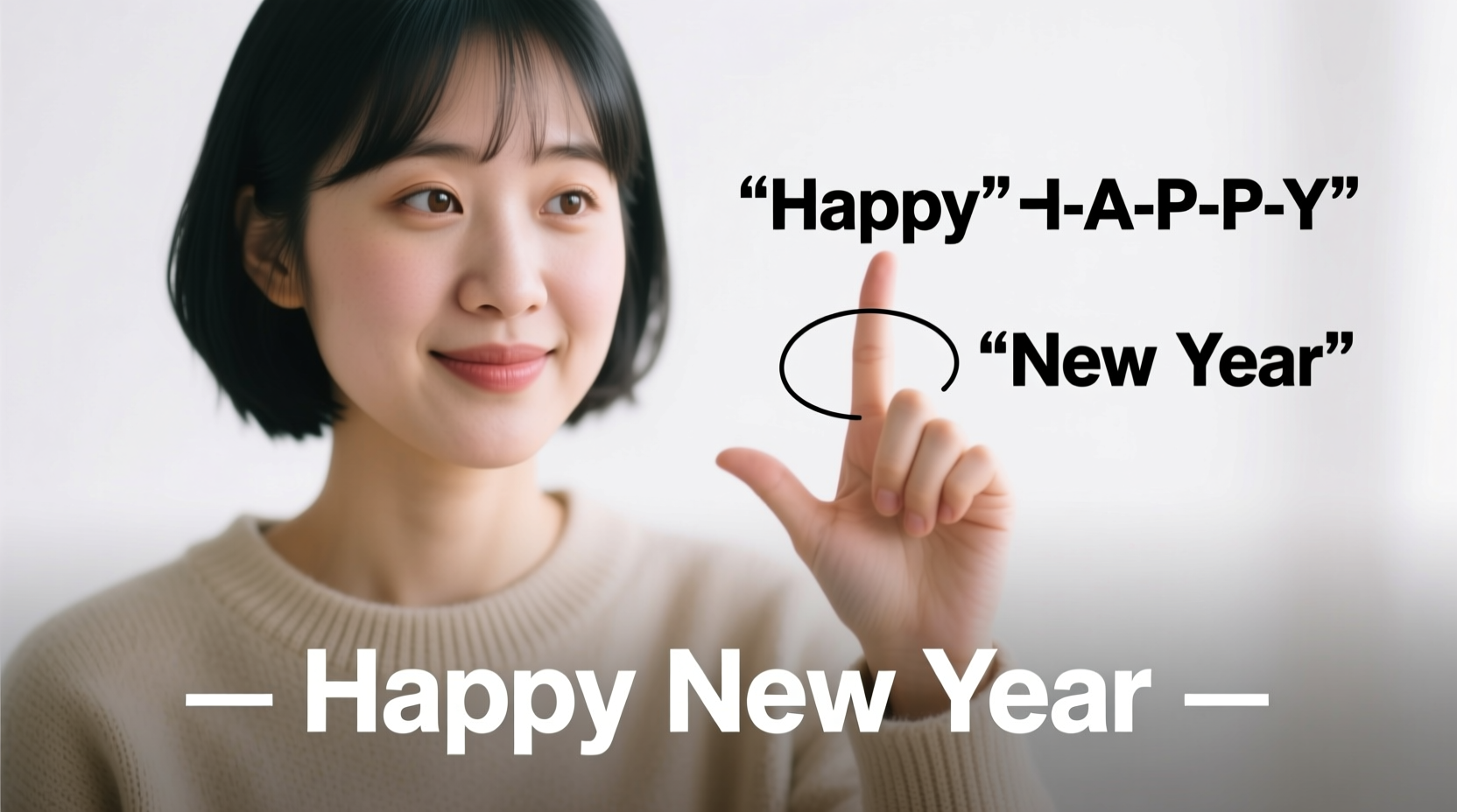 How to Sign Happy New Year in American Sign Language