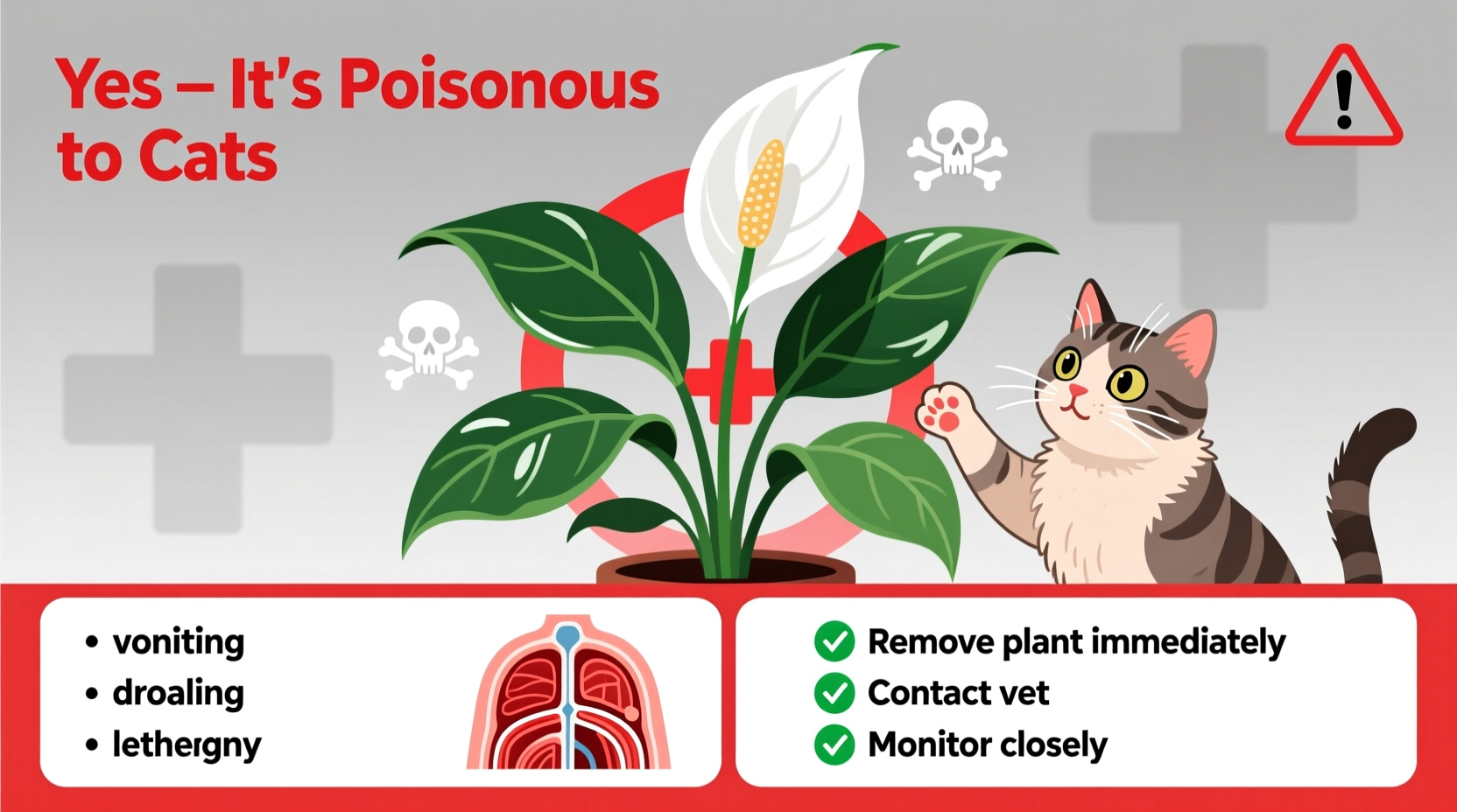 Is a Peace Lily Poisonous to Cats? Yes – Here's What to Do