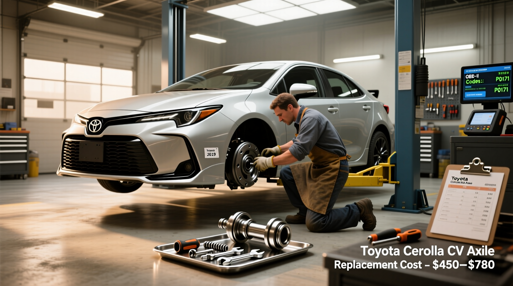 How Much Does a Toyota Camry CV Axle Replacement Cost?