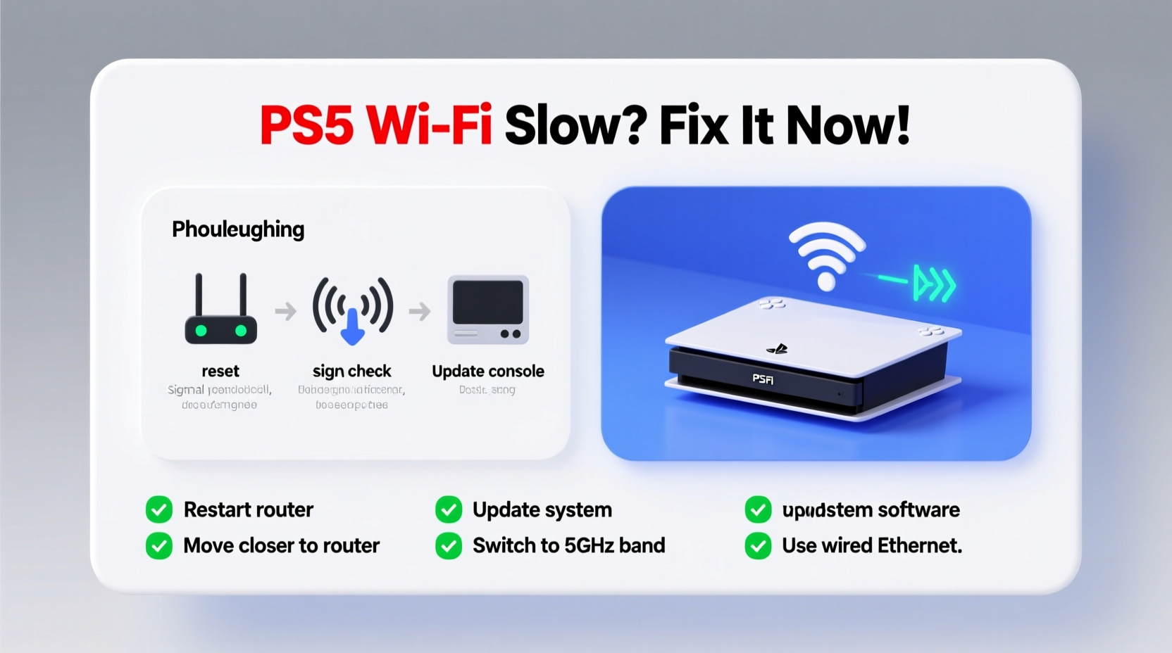 Ps5 Wifi Slow Troubleshooting Fixes For Poor Connection