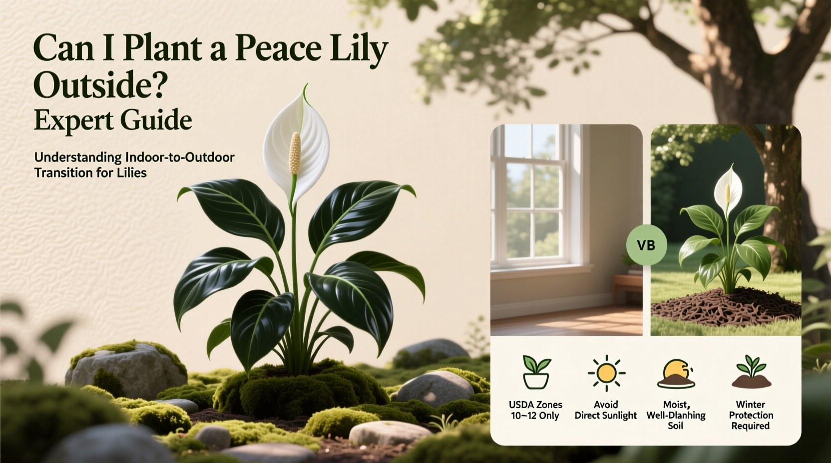 Can I Plant a Peace Lily Outside? Expert Guide