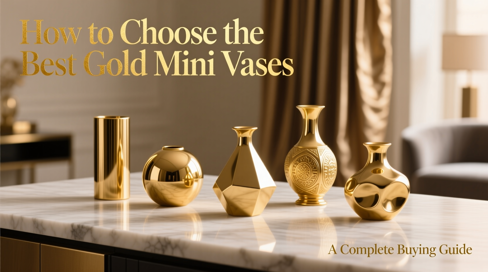 How to Choose the Best Gold Mini Vases: A Complete Buying Guide