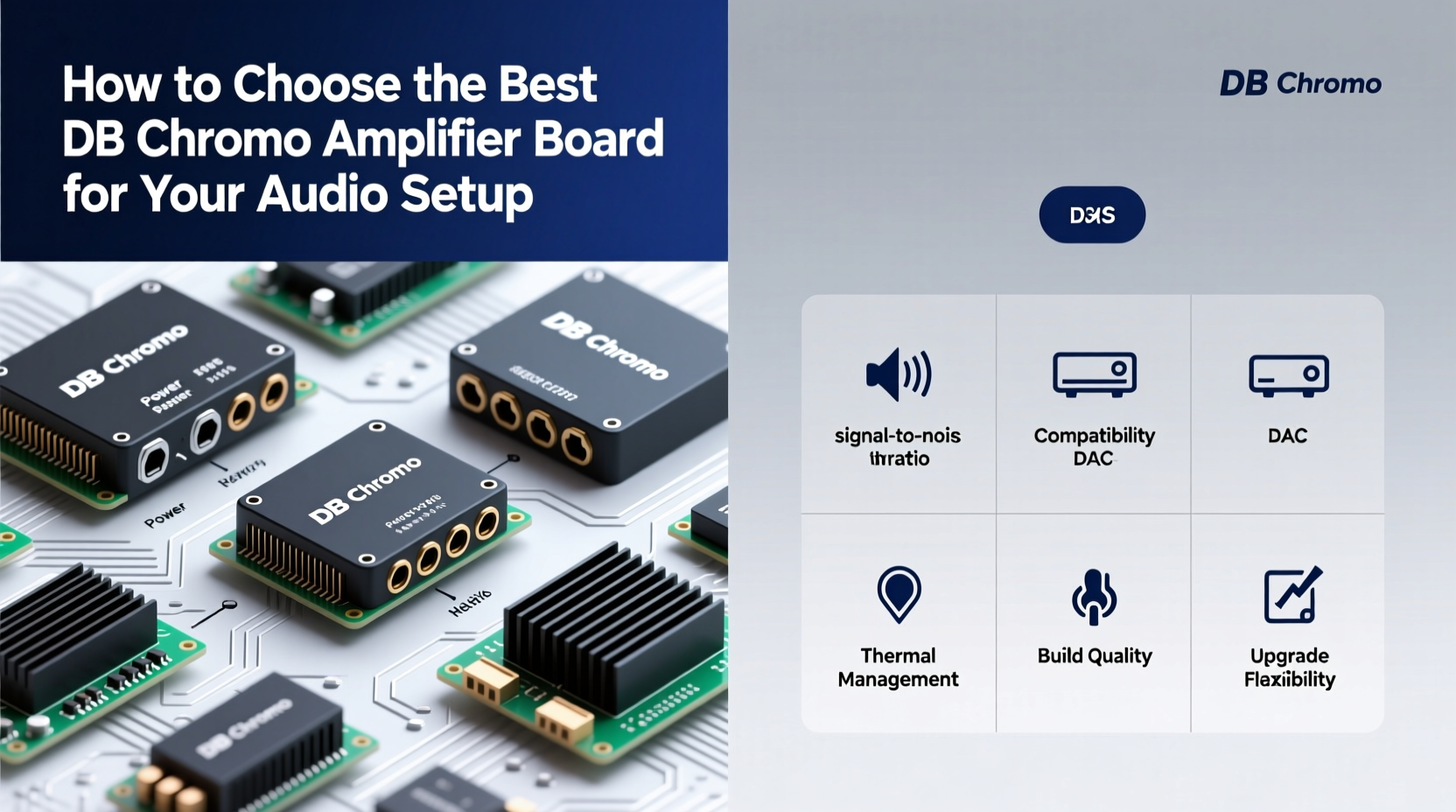 How to Choose the Best db chromo amplifier board for Your Audio Setup