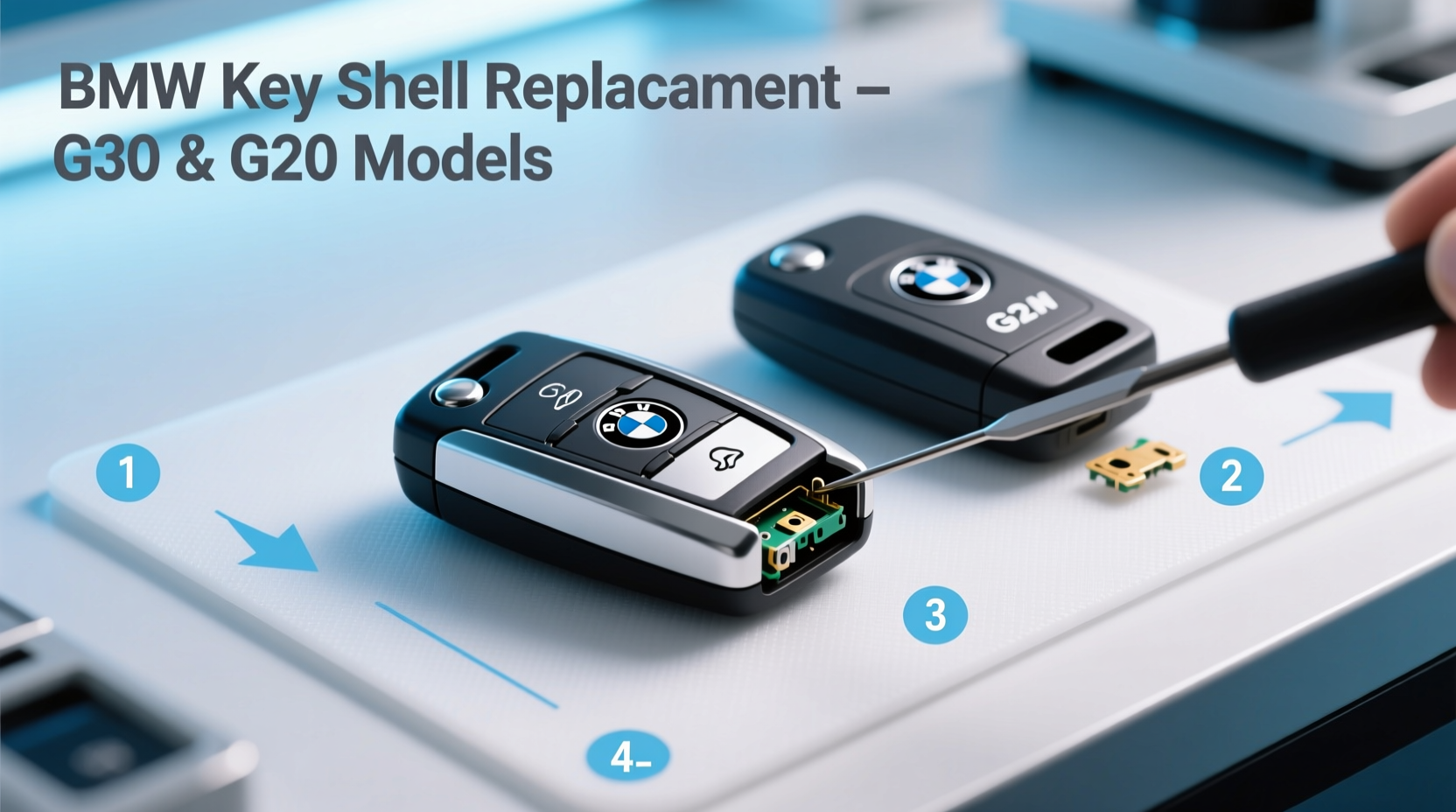 How to Replace BMW Key Shell for G30 & G20 Models (Step-by-Step)