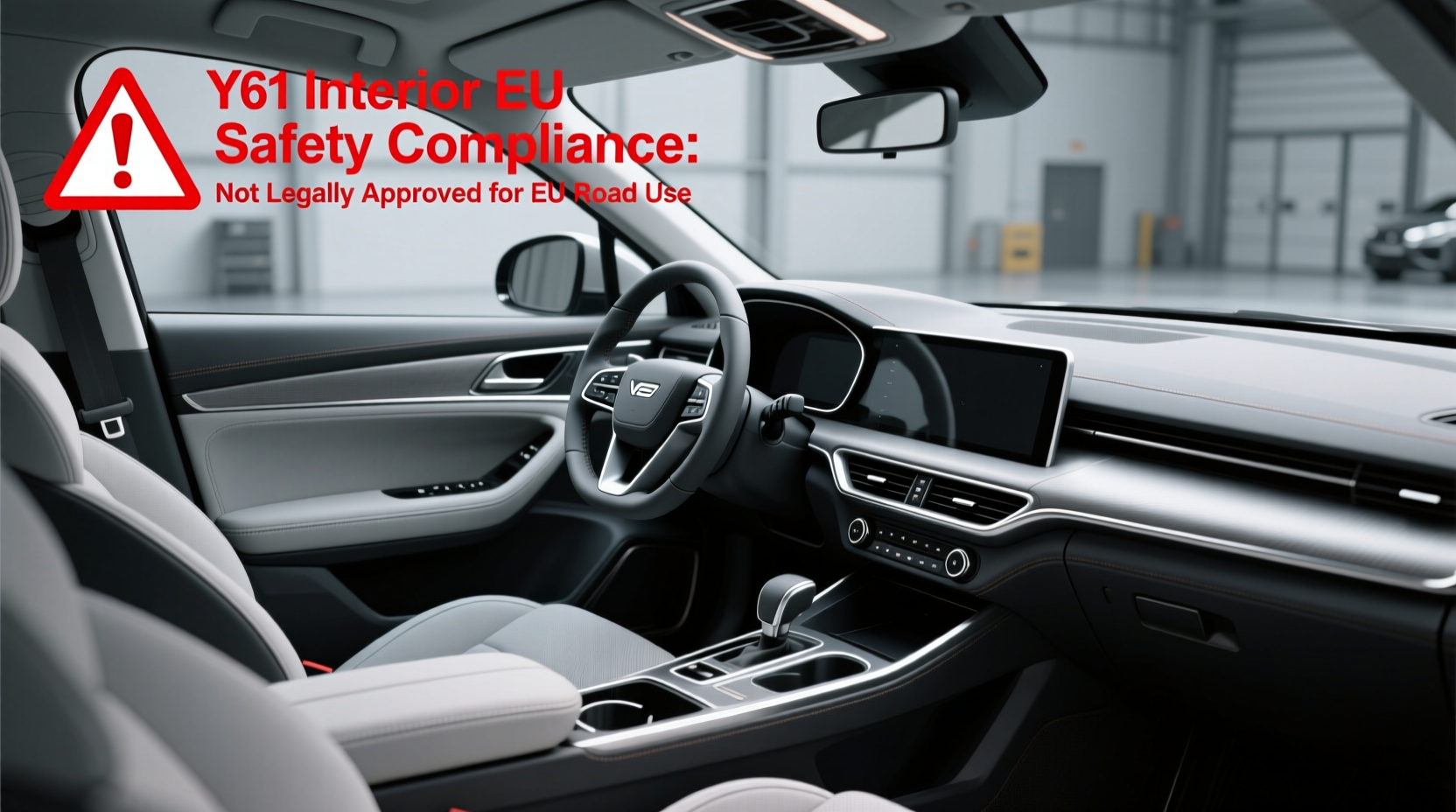 Y61 Interior EU Safety Compliance: Not Legally Approved for EU Road Use
