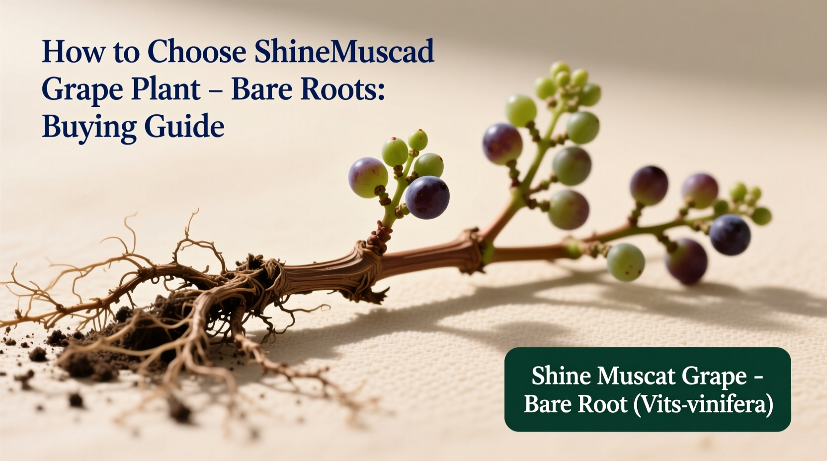 How to Choose Shine Muscat Grape Plant Bare Roots: Buying Guide