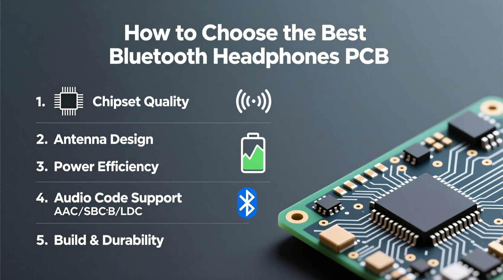 How to Choose the Best Bluetooth Headphones PCB for Your Needs