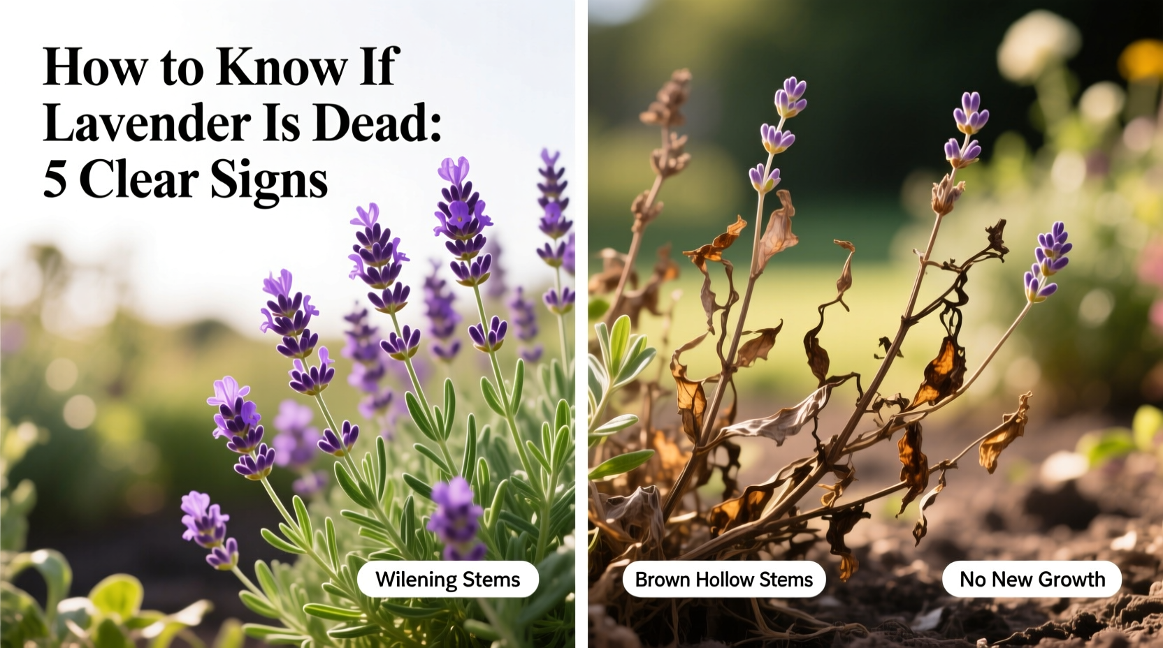 How to Know If Lavender Is Dead: 5 Clear Signs