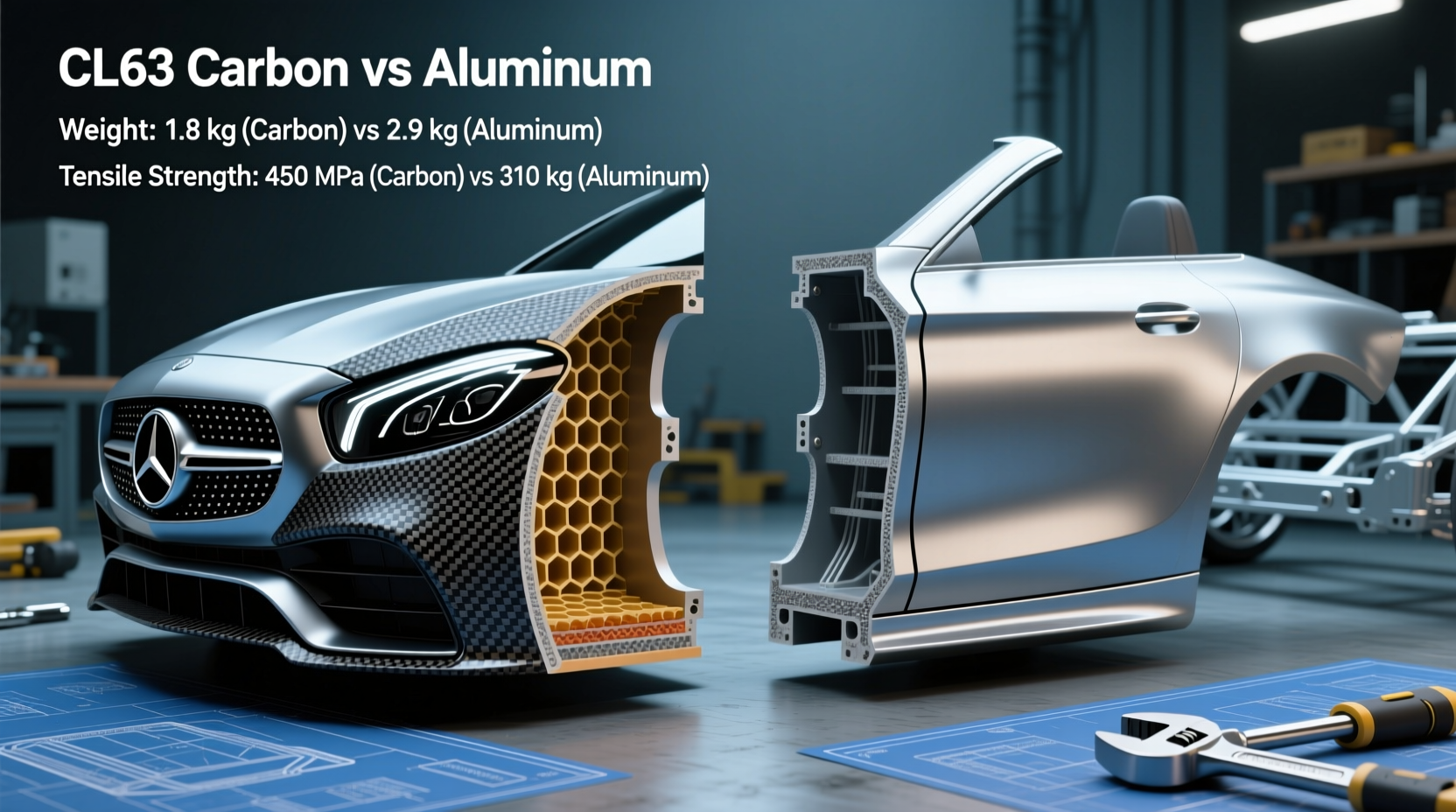 CLS63 Carbon vs Aluminum: Weight, Strength & Real-World Impact