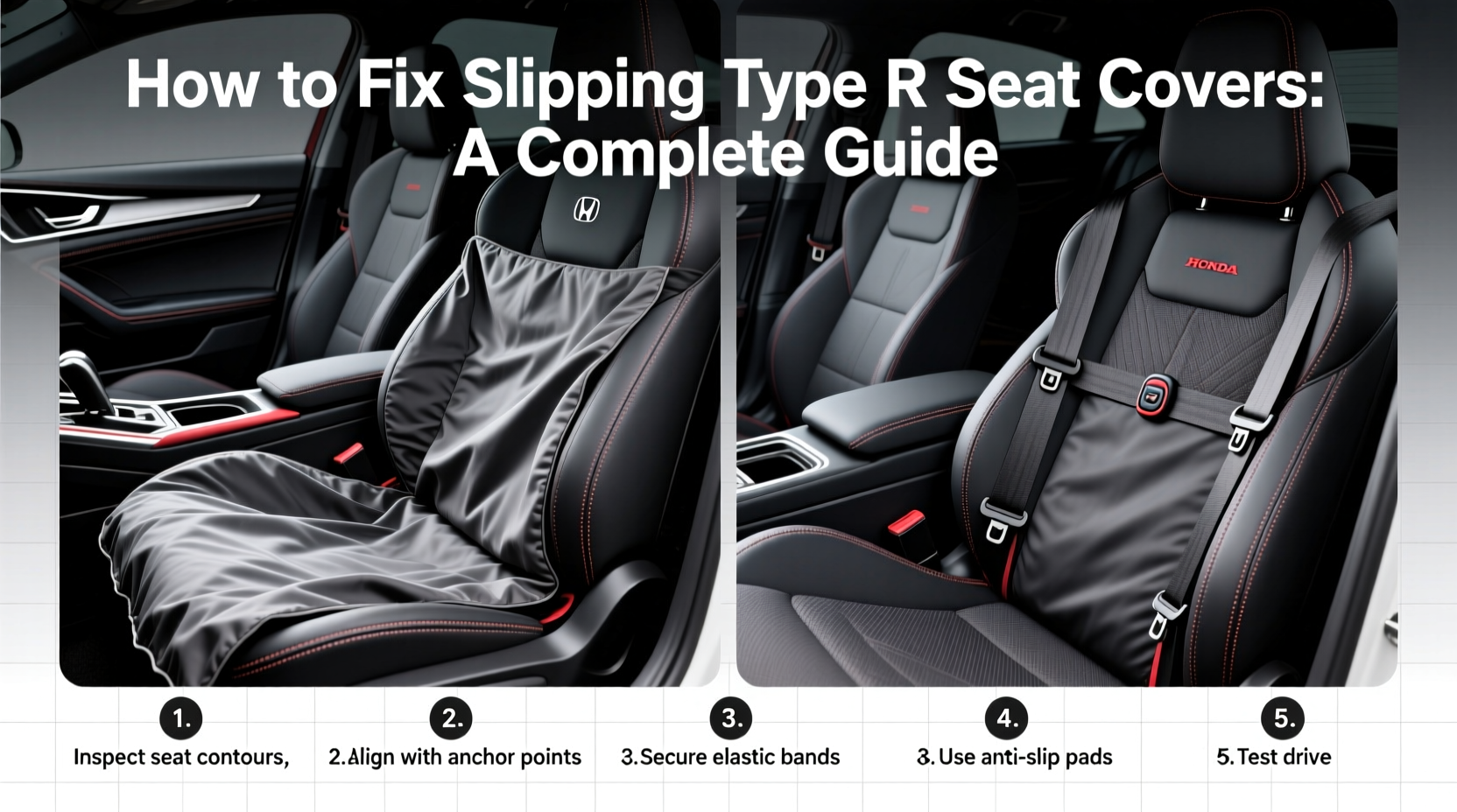 How to Fix Slipping Type R Seat Covers: A Complete Guide