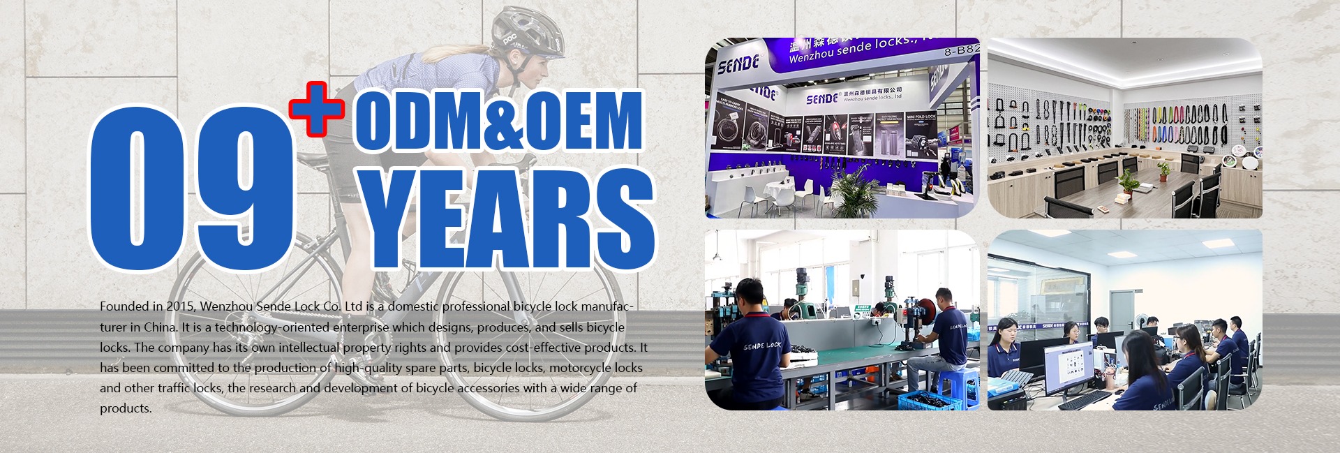 Wenzhou Sende Lock Co., Ltd. - Bike lock, Bicycle lock