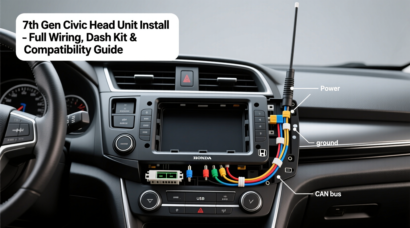 2017 Honda Civic Head Unit Wiring Diagram