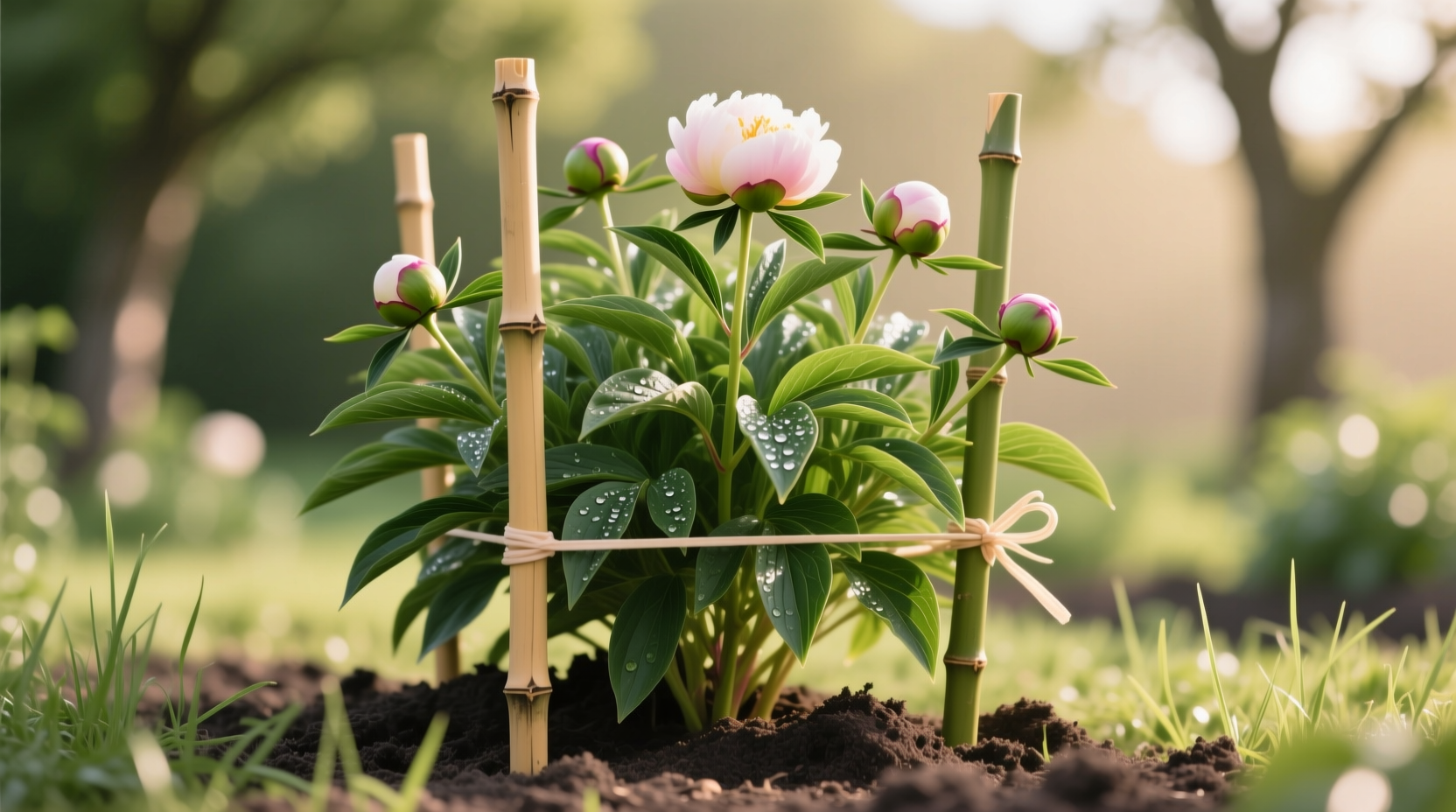 Staking Peony Plants: Essential Guide for Strong Stems and Blooms