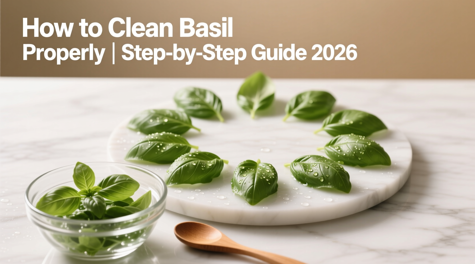 How to Clean Basil Properly | Step-by-Step Guide 2026