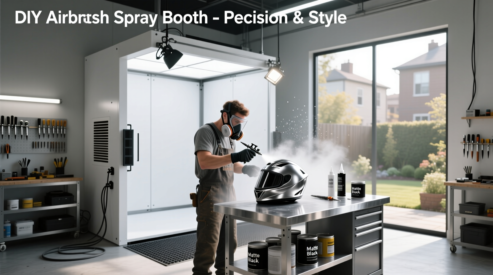 How to Build a DIY Spray Booth Safely and Affordably