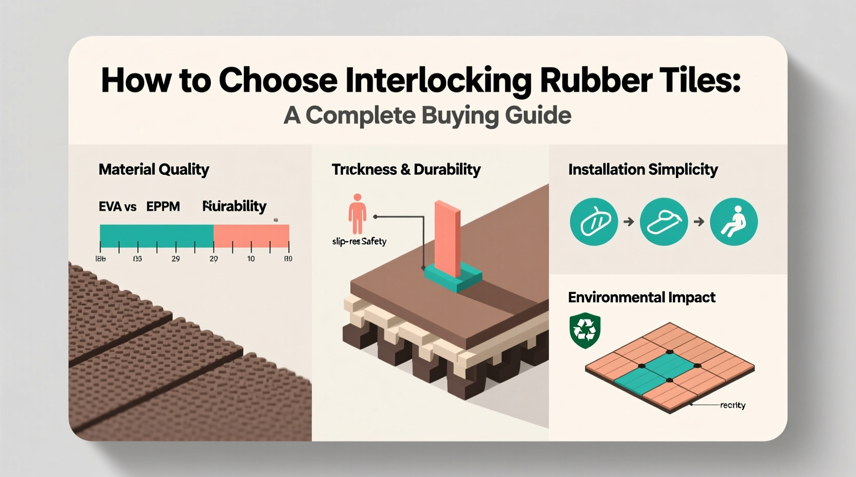 How to Choose Interlocking Rubber Tiles: A Complete Buying Guide