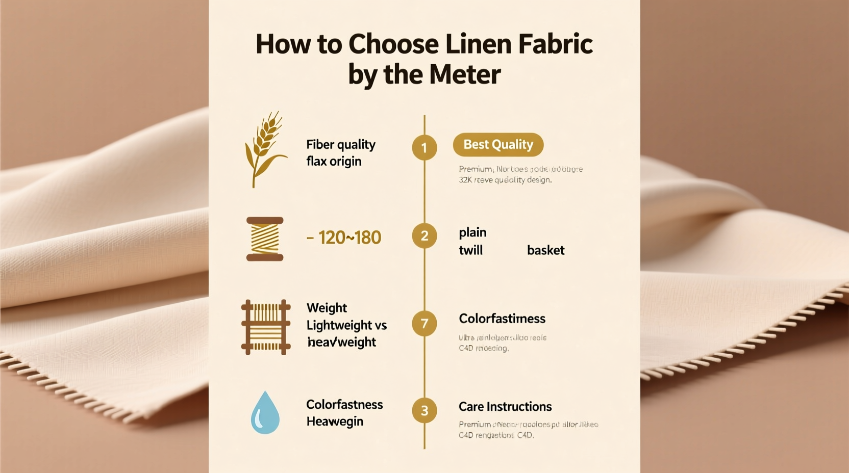 How to Choose Linen Fabric by the Meter: A Complete Buying Guide