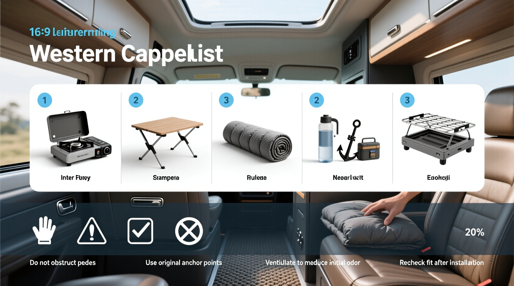 How to Choose a Check List Camping-Car Excel: Buying Guide
