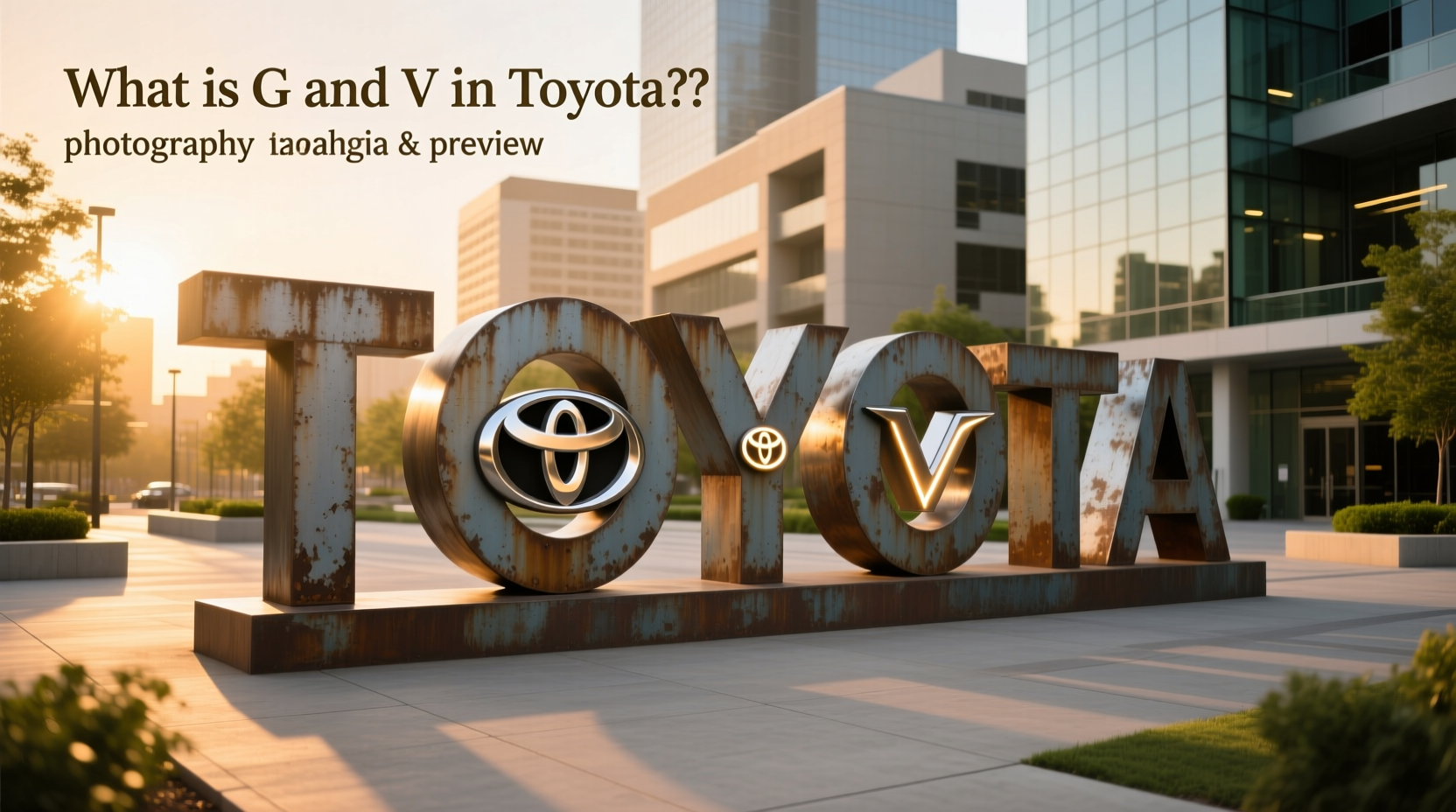 How to Choose Toyota Letters: What Is G and V in Toyota? Buying Guide