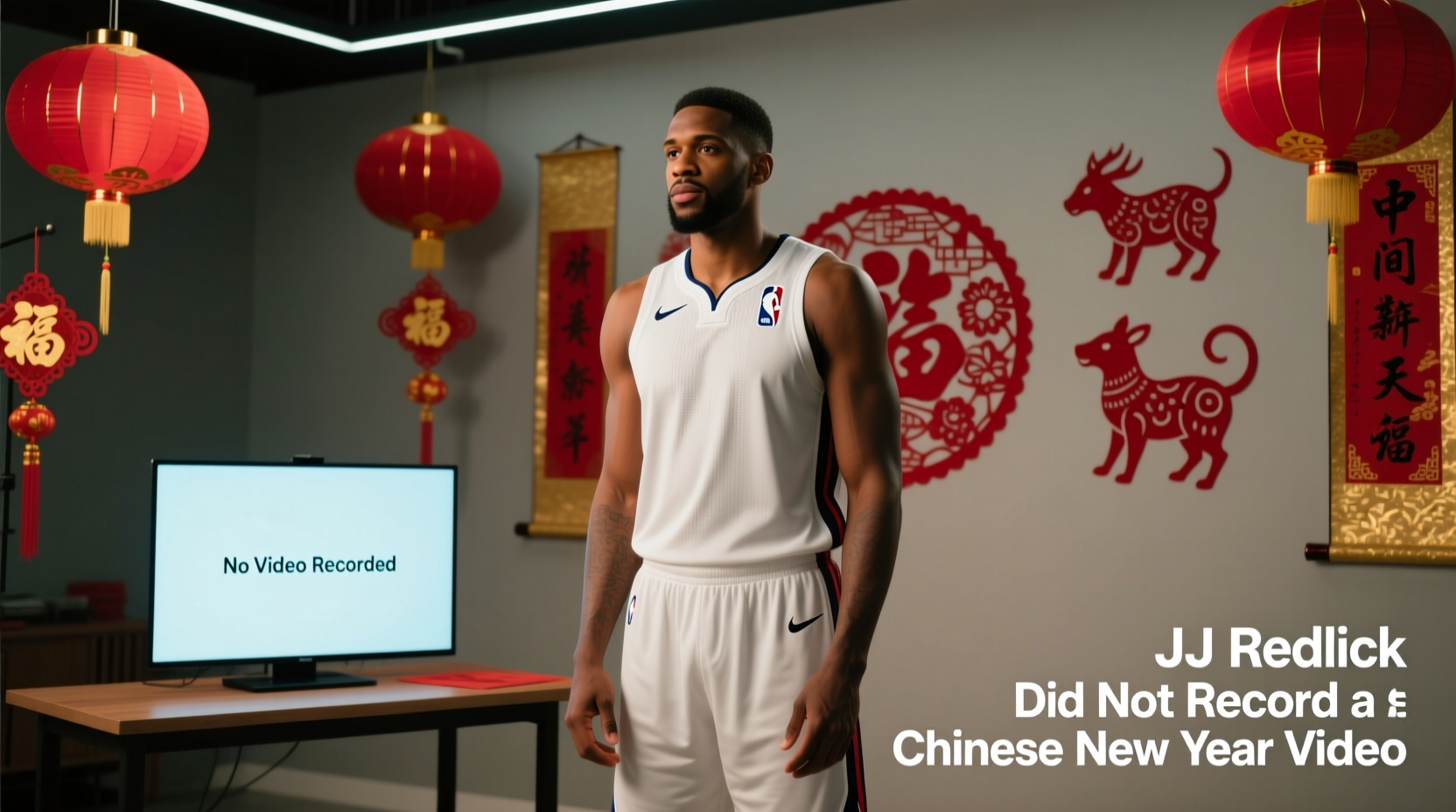 JJ Redick Did Not Record a Chinese New Year Video