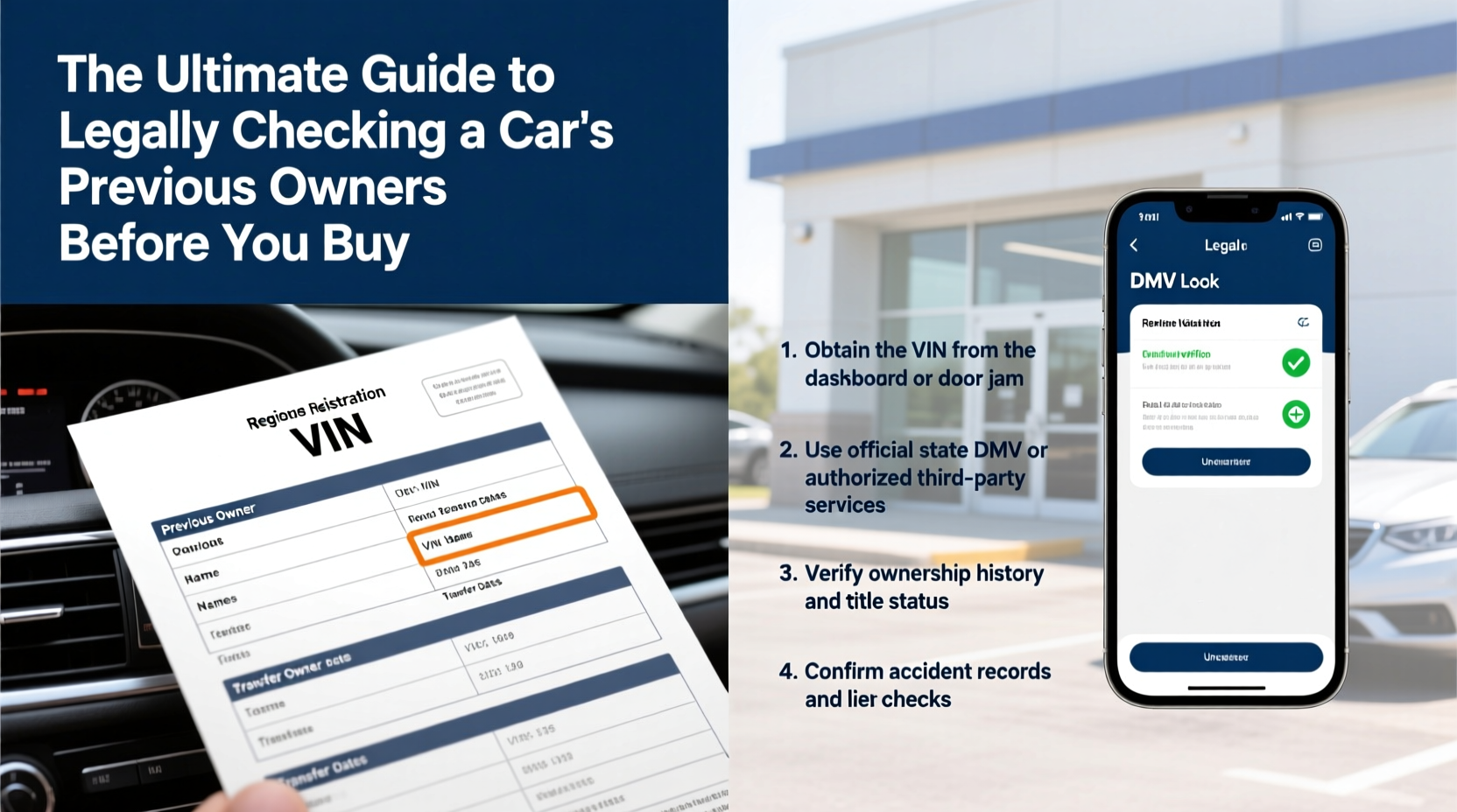 The Ultimate Guide To Legally Checking A Cars Previous Owners Before ...