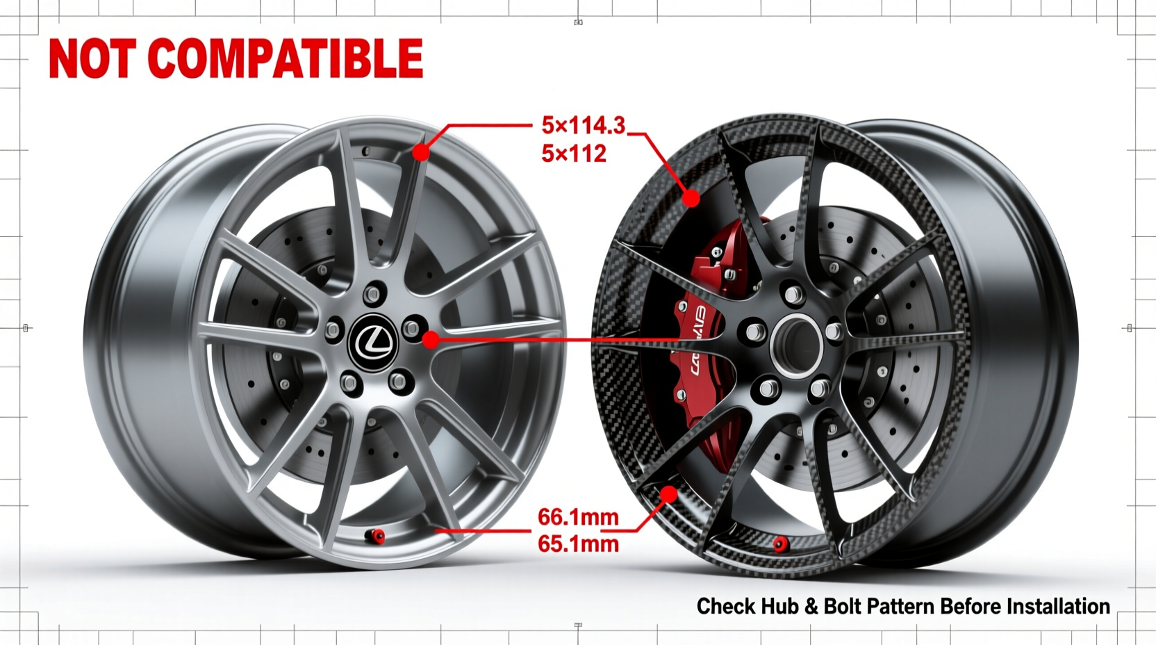 IS250 Carbon Wheels Are Not Compatible with Wheel Heating
