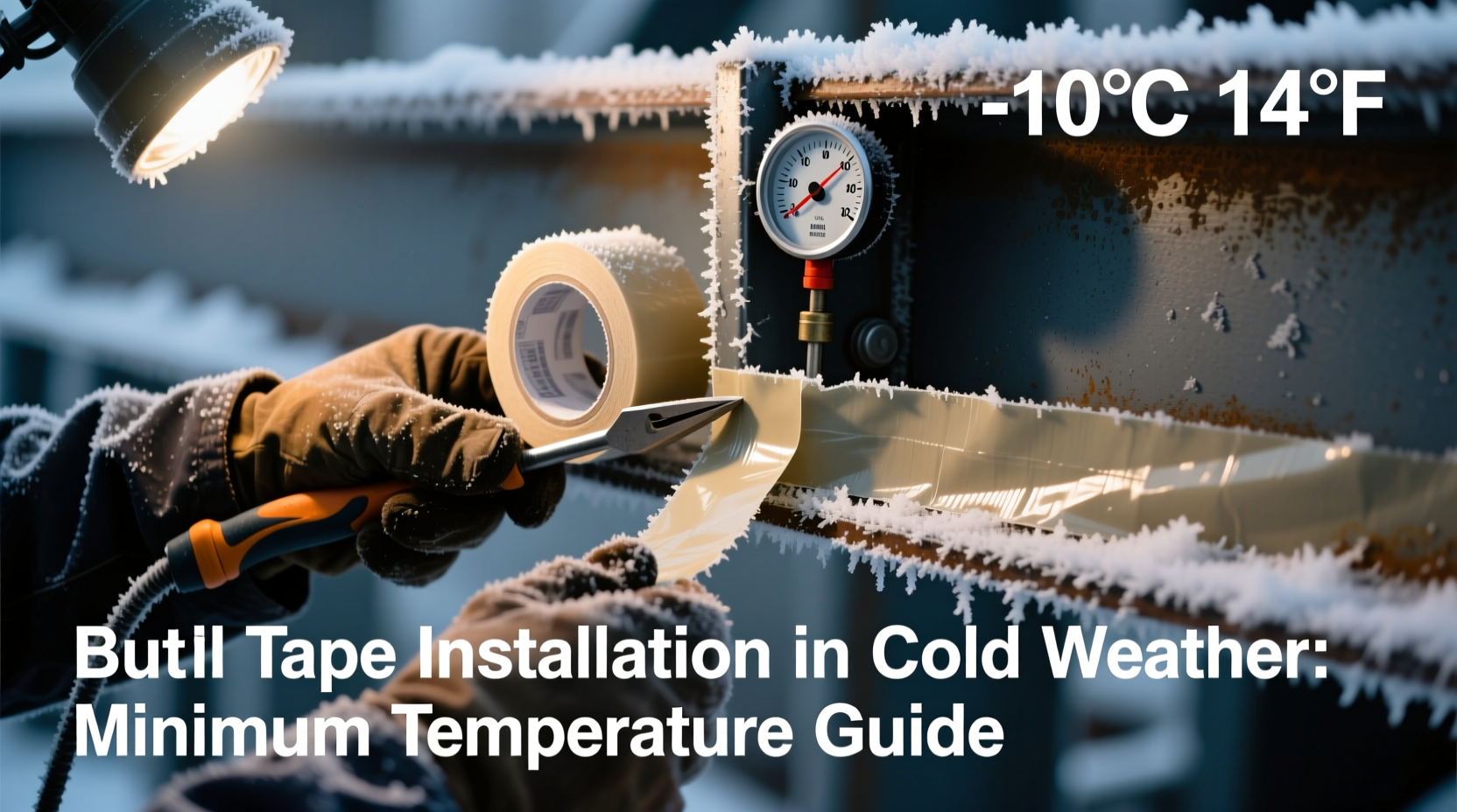 Butyl Tape Installation in Cold Weather: Minimum Temperature Guide