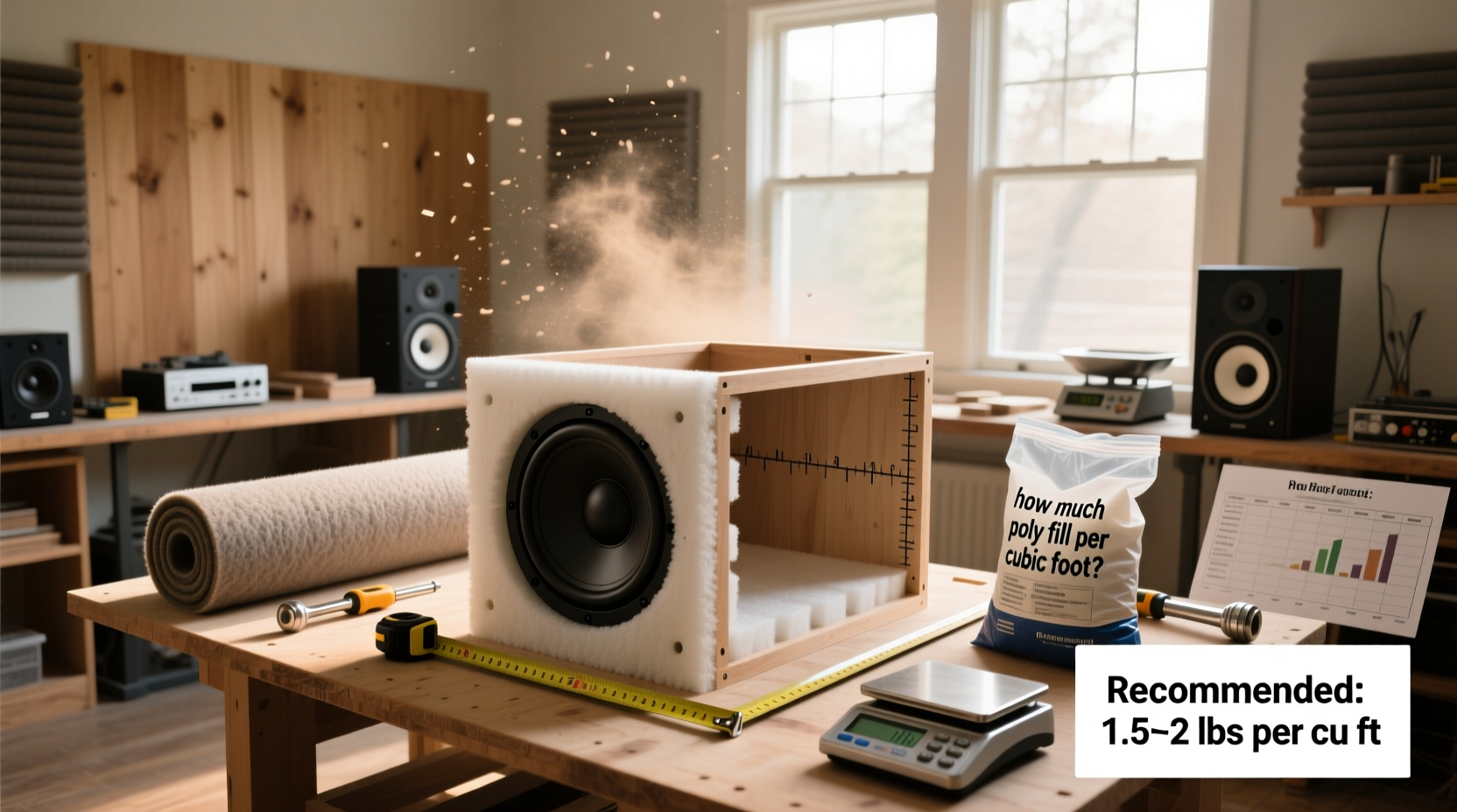 How Much Poly-Fill Per Cubic Foot? A Practical Guide