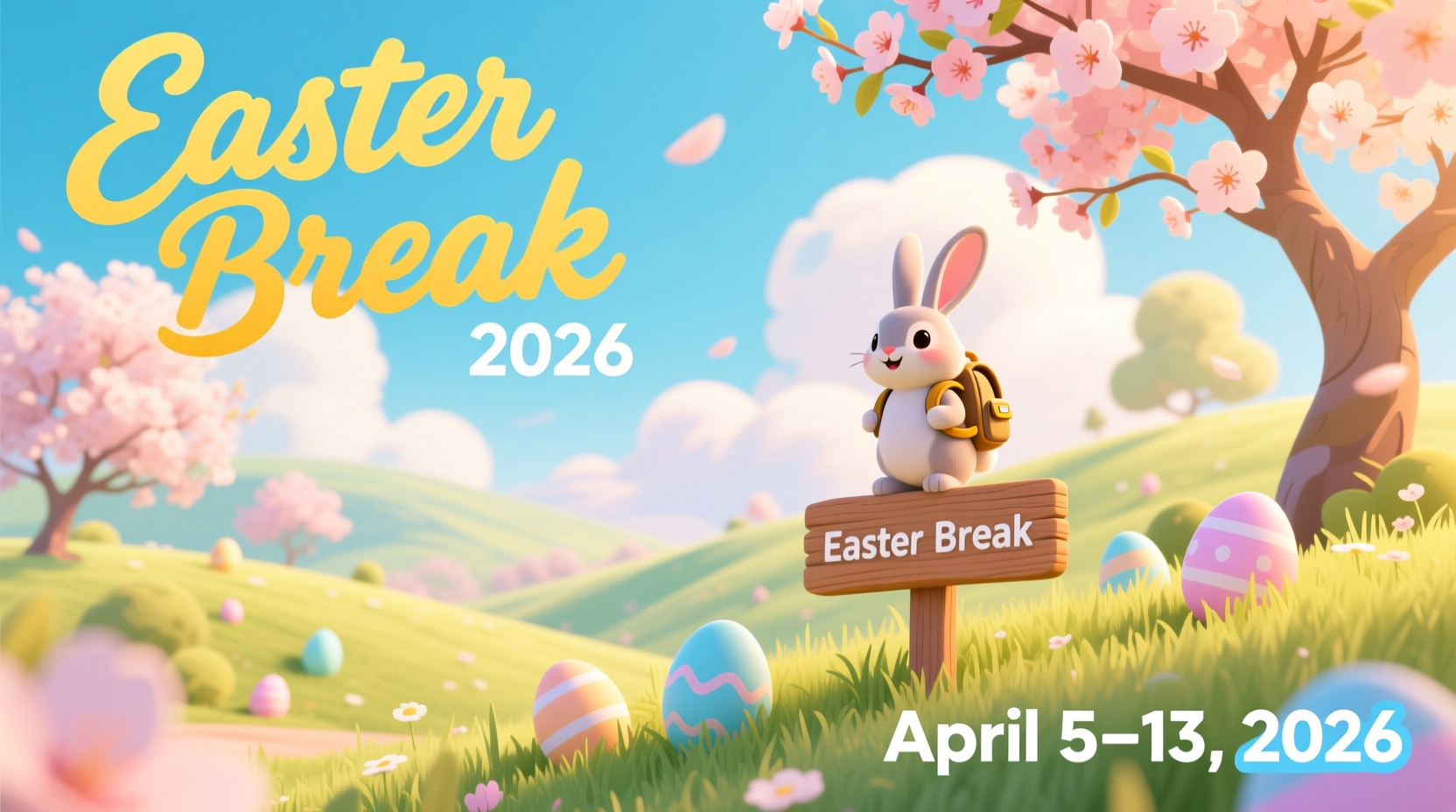 Easter Break 2026: April 5–13, 2026