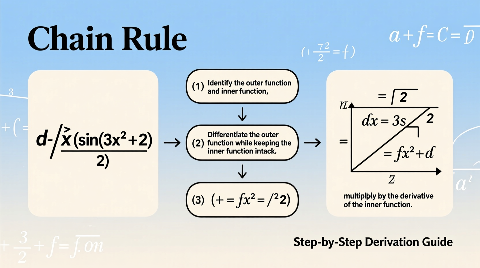 Mastering The Chain Rule A Clear Step By Step Guide To Derivatives