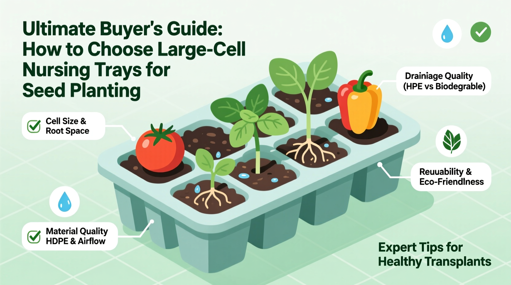 How to Choose Nursing Trays Large Cell for Seed Planting: Ultimate ...