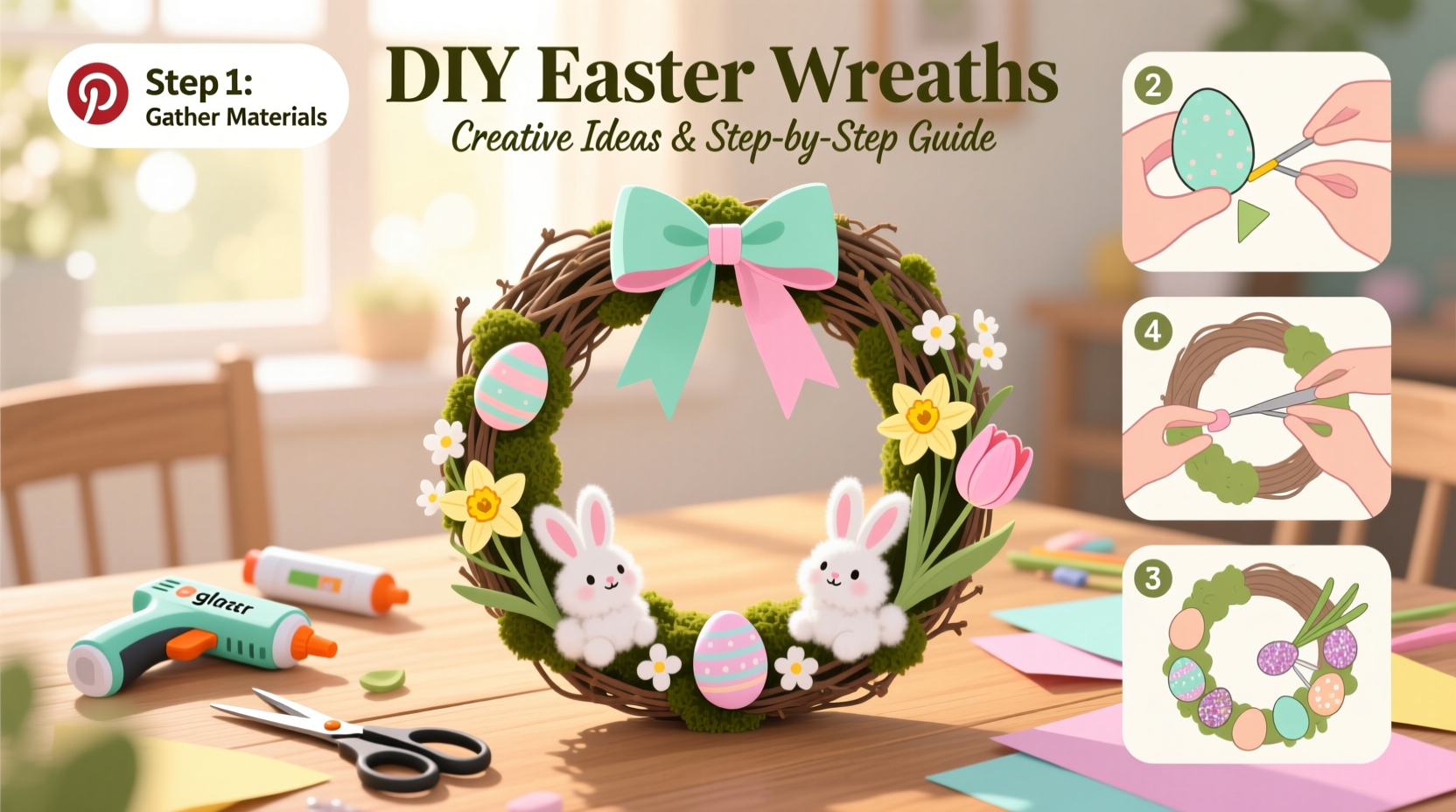 DIY Easter Wreaths: Creative Ideas and Step-by-Step Guide