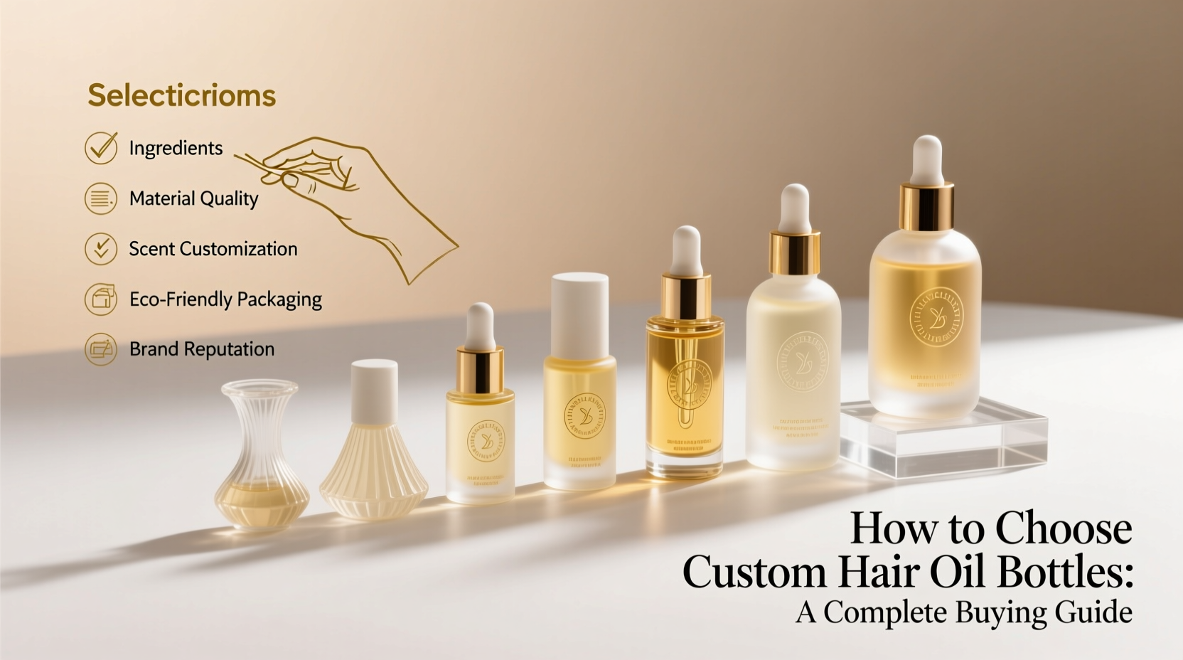 How to Choose Custom Hair Oil Bottles: A Complete Buying Guide