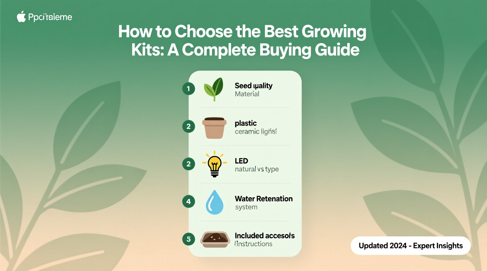 How to Choose the Best Growing Kits for Home Gardening Success