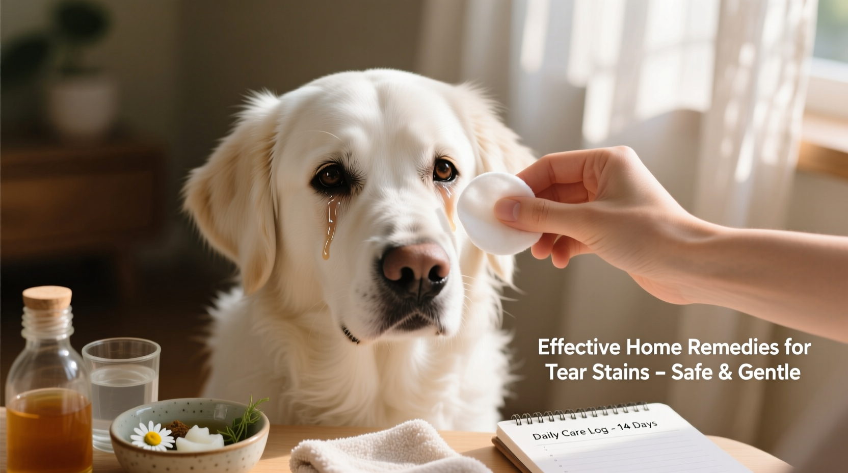 Effective Home Remedies And Tips To Remove Tear Stains From Your White ...