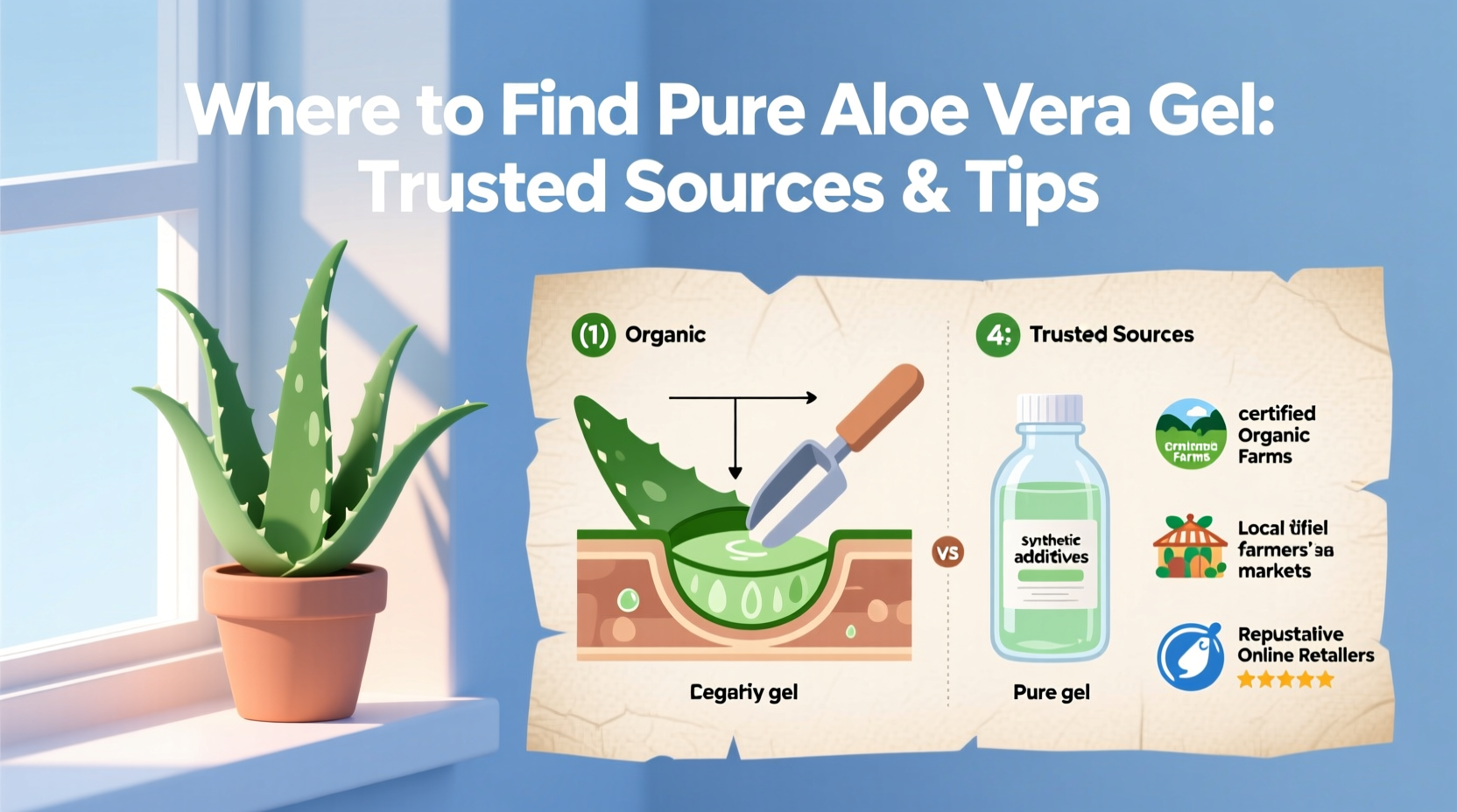 Where to Find Pure Aloe Vera Gel: Trusted Sources & Tips
