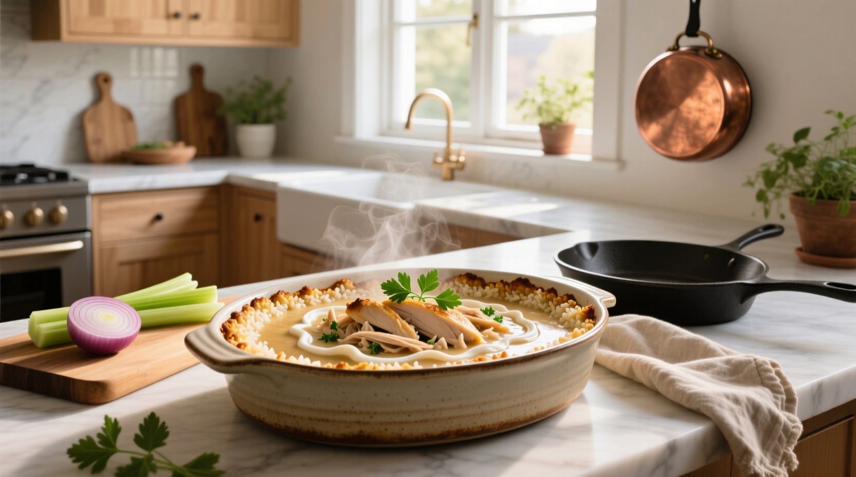 How to Make Chicken and Rice Casserole with Cream of Soup