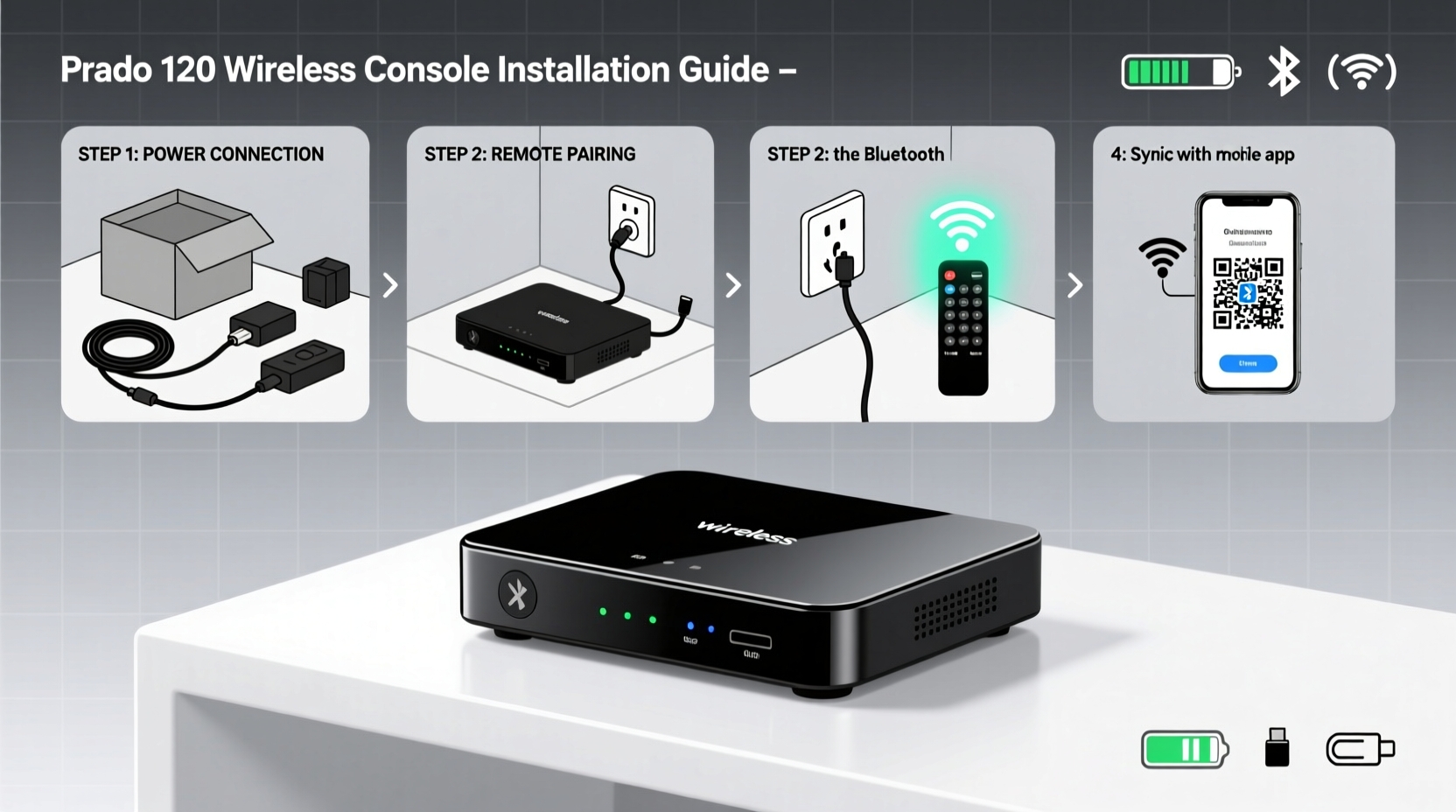 Prado 120 Wireless Console Install Guide
