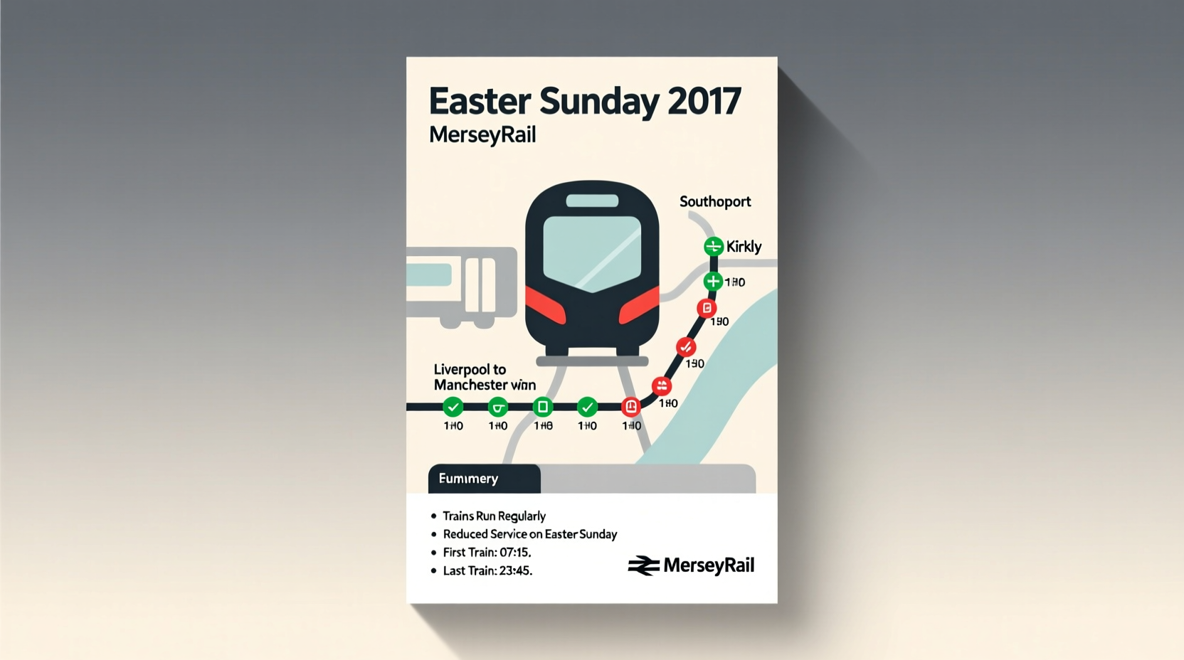 Do Trains Run on Easter Sunday 2017 Merseyrail?