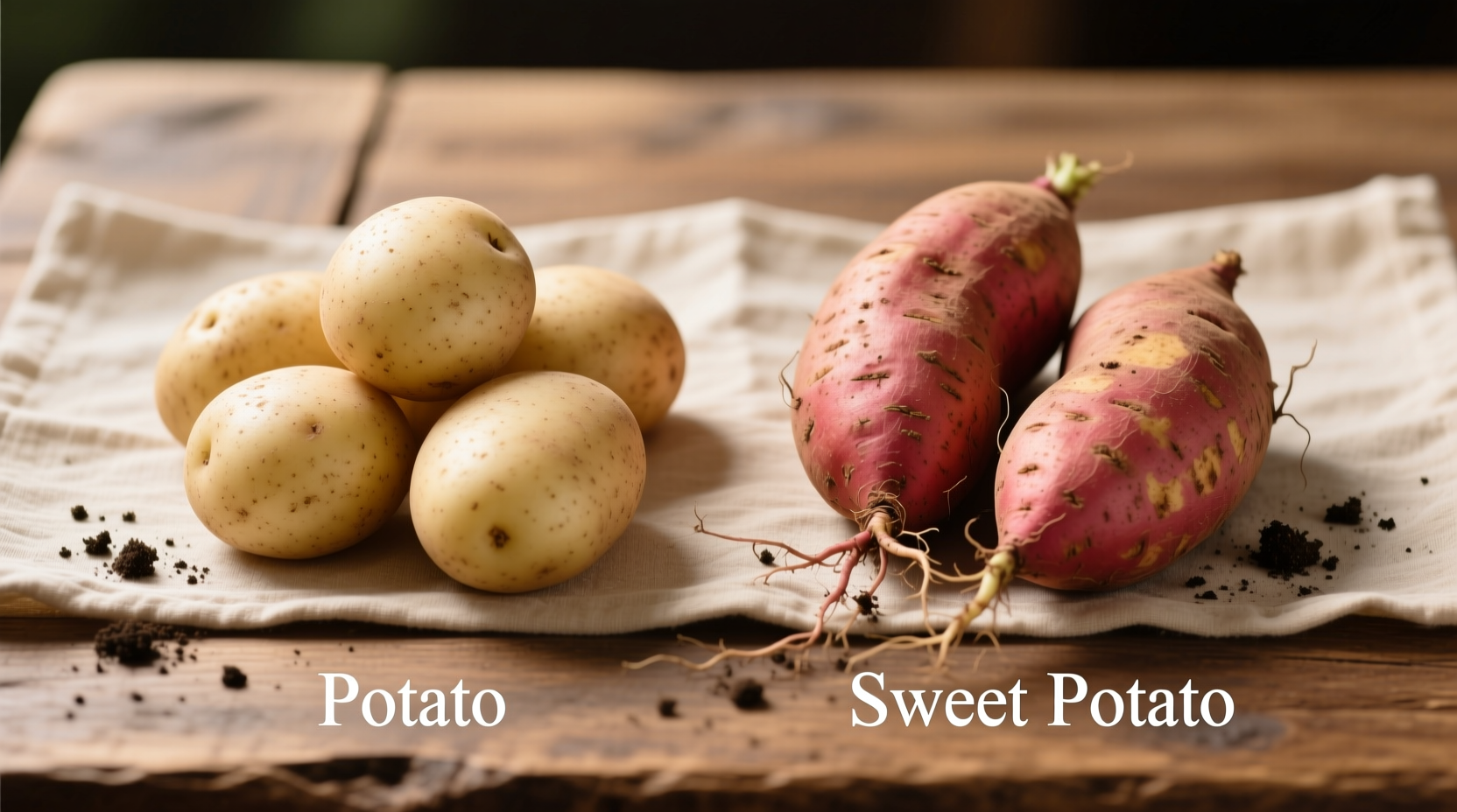 Sweet Potatoes vs Potatoes: Not the Same Family