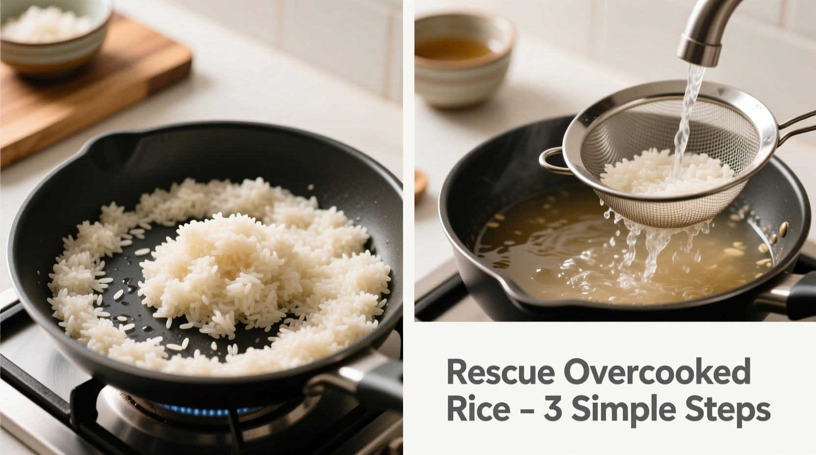 Effective Techniques To Rescue And Revive Overcooked Rice For Perfect ...