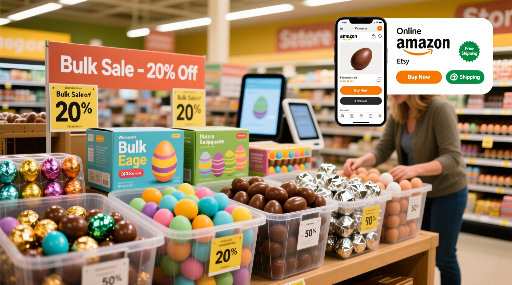 Where to Buy Easter Eggs in Bulk Online and In-Store